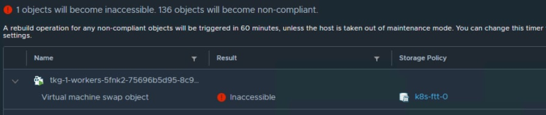Esxi Host Stuck Entering Maintenance Mode Thephuck